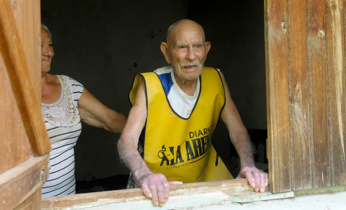 José Caliba anda por los 106 años