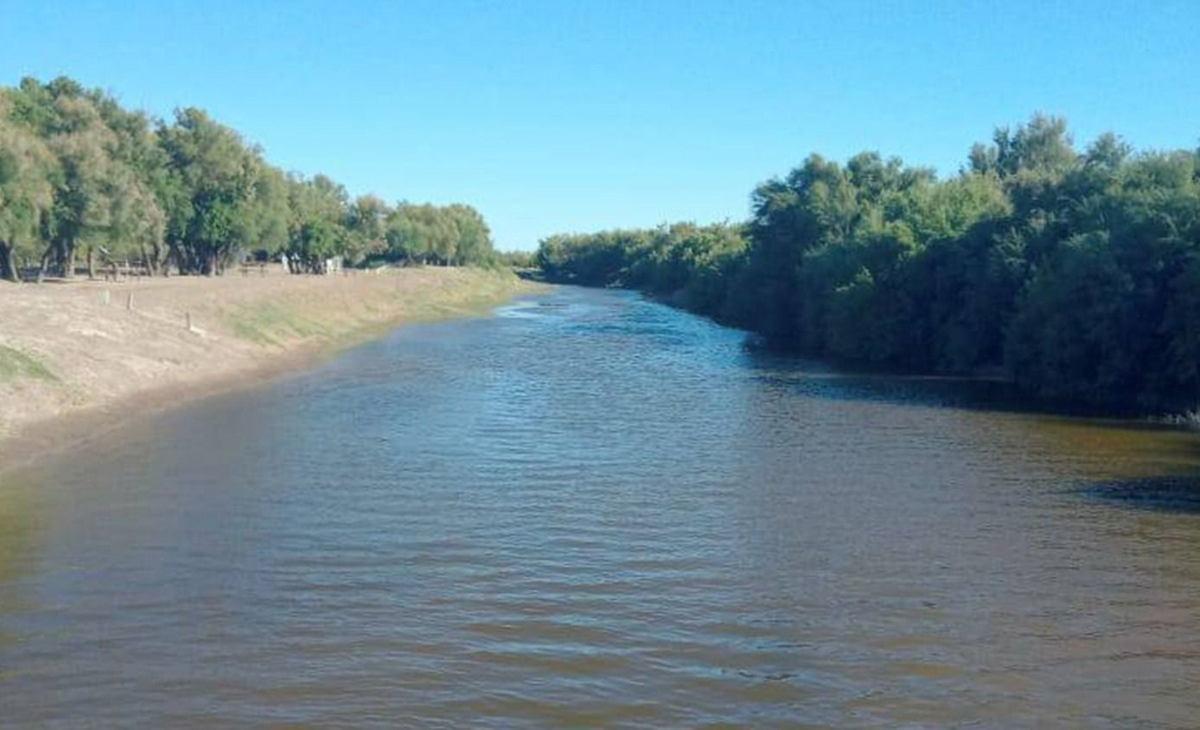 El río Atuel inició el 2025 con agua en su cauce