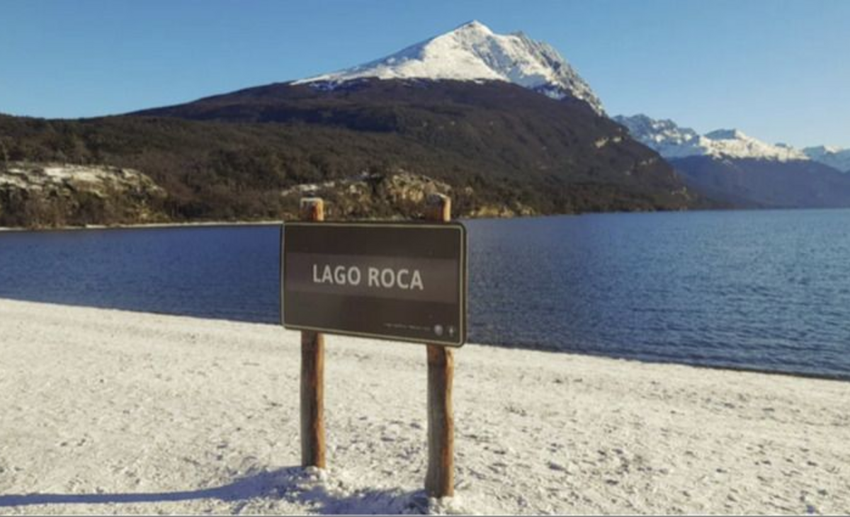 El Lago Roca recuperó su nombre original por decisión del Gobierno nacional