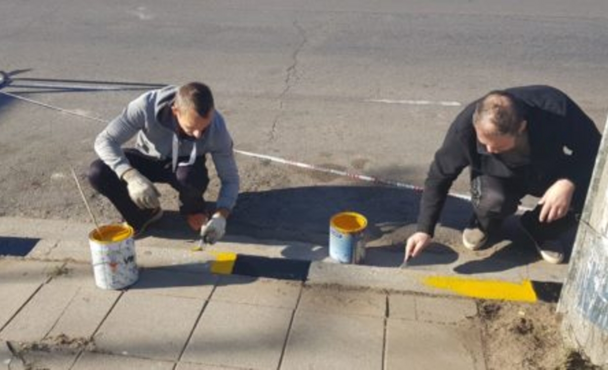 Obligados a pintar un cebrado