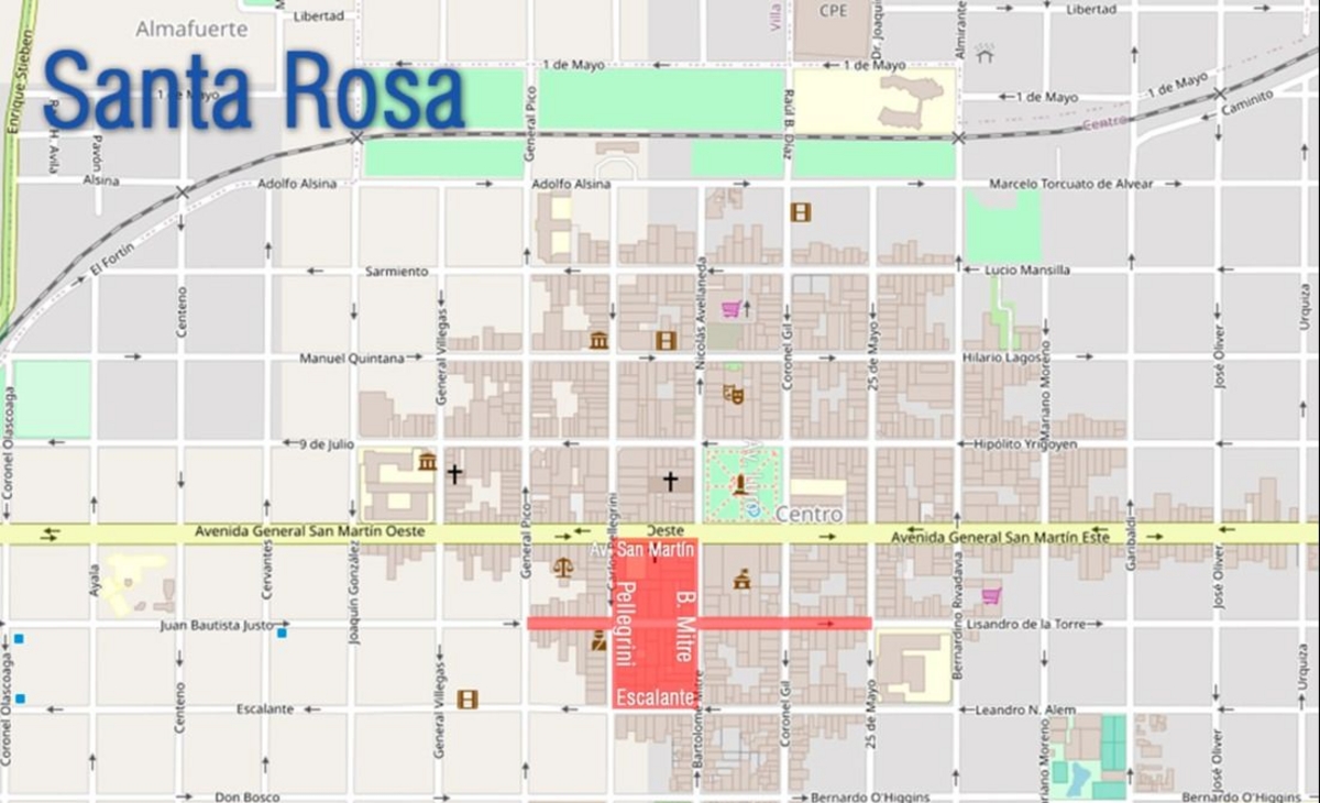 Programaron un corte de luz en el centro de Santa Rosa